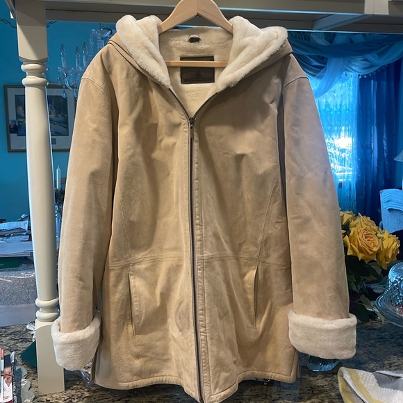 St. John's Bay | Jackets & Coats | Vintage St Johns Bay Suede Leather ...